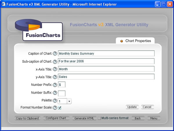FusionCharts v3 Documentation