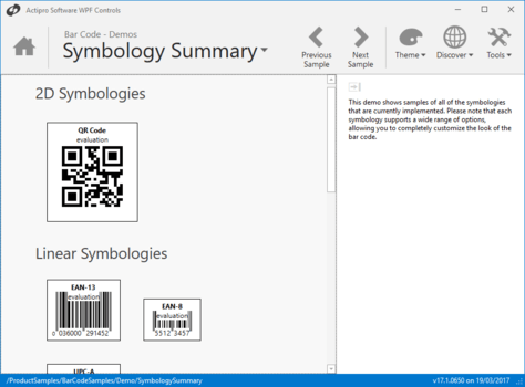 Actipro Bar Code for WPF
