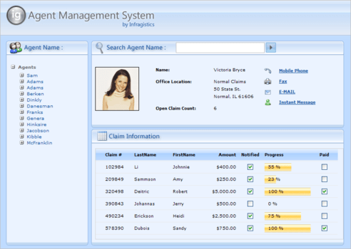 Infragistics NetAdvantage for Web Client
