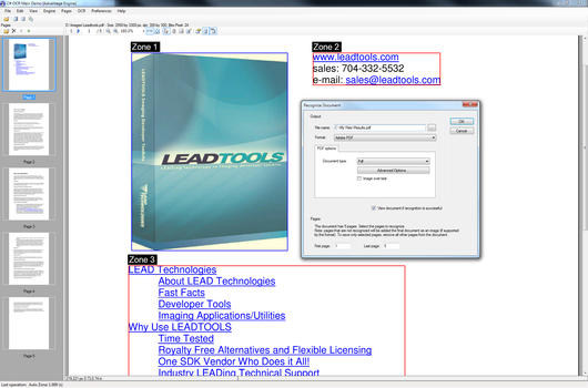Leadtools Recognition Sdk(英語版)