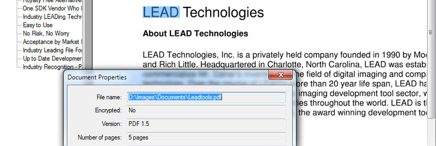 LEADTOOLS Recognition SDK