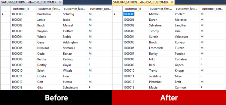 Data Masker for SQL Server