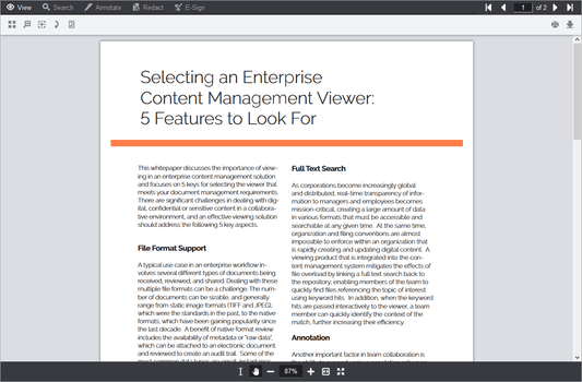 PrizmDoc Viewer（英語版）