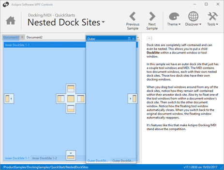 Actipro Docking & MDI for WPF