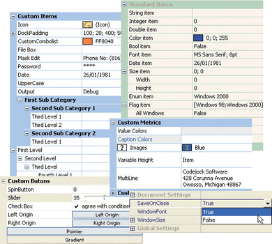 Codejock Property Grid Visual C++ MFC （英語版）