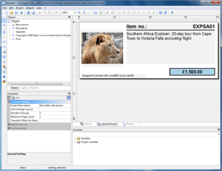 List & Label Language Kits for Designer