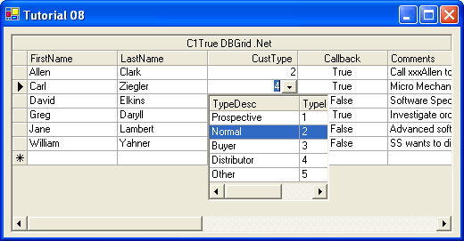 ComponentOne True DBGrid for WinForms