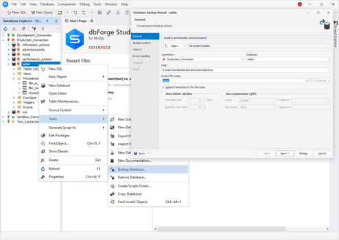 dbForge Studio for MySQL