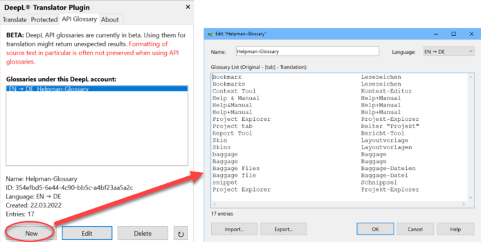 Help & Manual Translation Assistant（英語版）