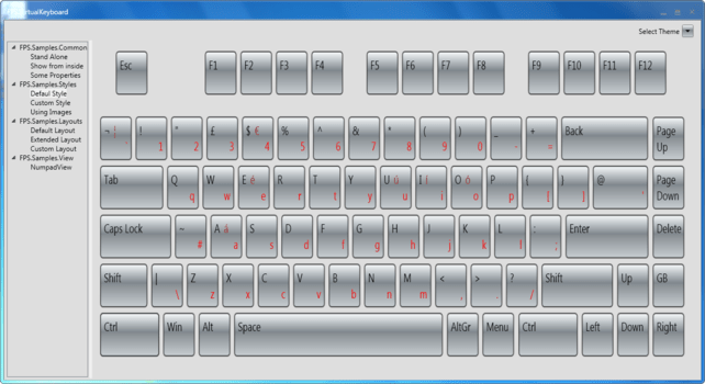MindFusion.Virtual Keyboard for WPF