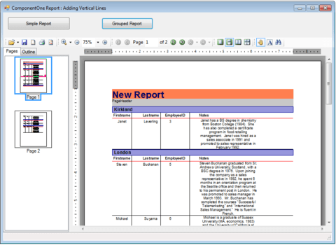 ComponentOne Studio WinForms