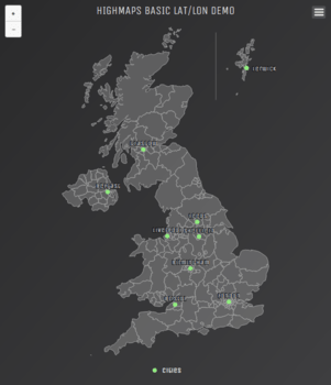 Highcharts Maps （英語版）
