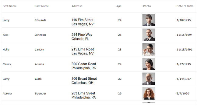 Infragistics Ignite UI for React