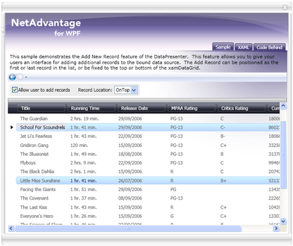 Infragistics NetAdvantage for .NET + WPF