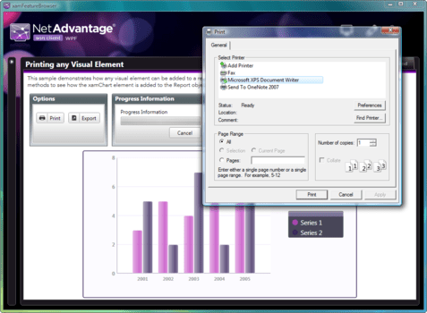 Infragistics WPF Reporting