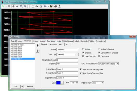 Iocomp .NET WinForms Plot Pack