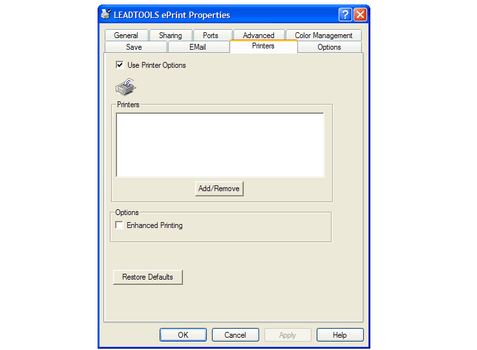 LEADTOOLS ePrint Professional