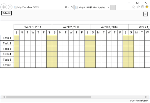 MindFusion.Diagramming for ASP.NET MVC