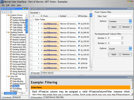 Nevron User Interface Suite for .NET