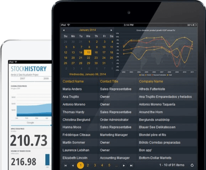 Kendo UI + Telerik UI for ASP.NET (MVC & Core), PHP, JSP
