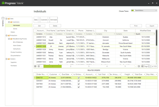 Telerik UI for WinForms