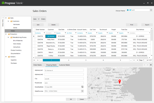Telerik UI for WinForms