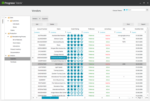 Telerik Ui For Winforms