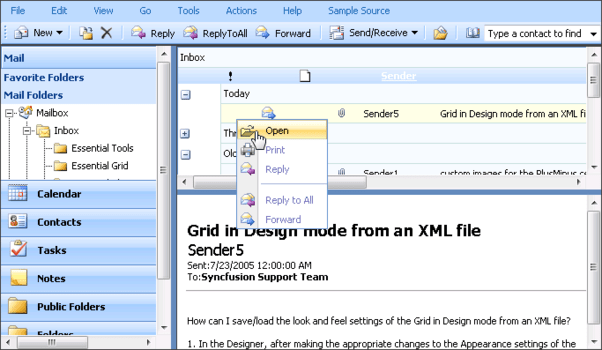 Syncfusion Essential Tools for Windows Forms