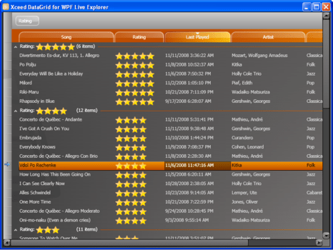 Xceed DataGrid for WPF Standard