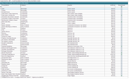 Xceed Grid for WinForms（英語版）