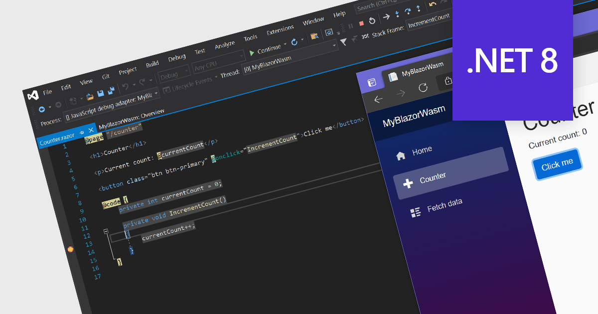 Visual Studio 2022 17.8 添加对 .NET 8 的支持