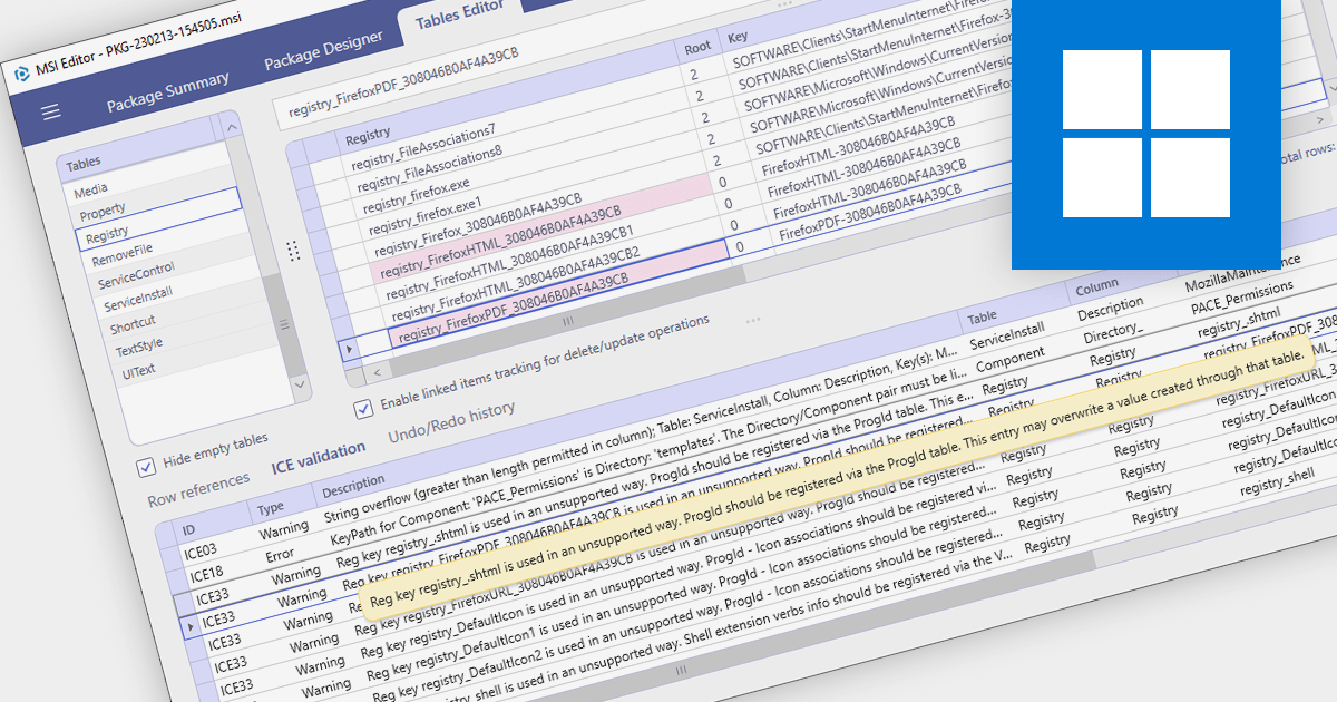 Ensure the Quality and Reliability of Windows Installer MSI Packages