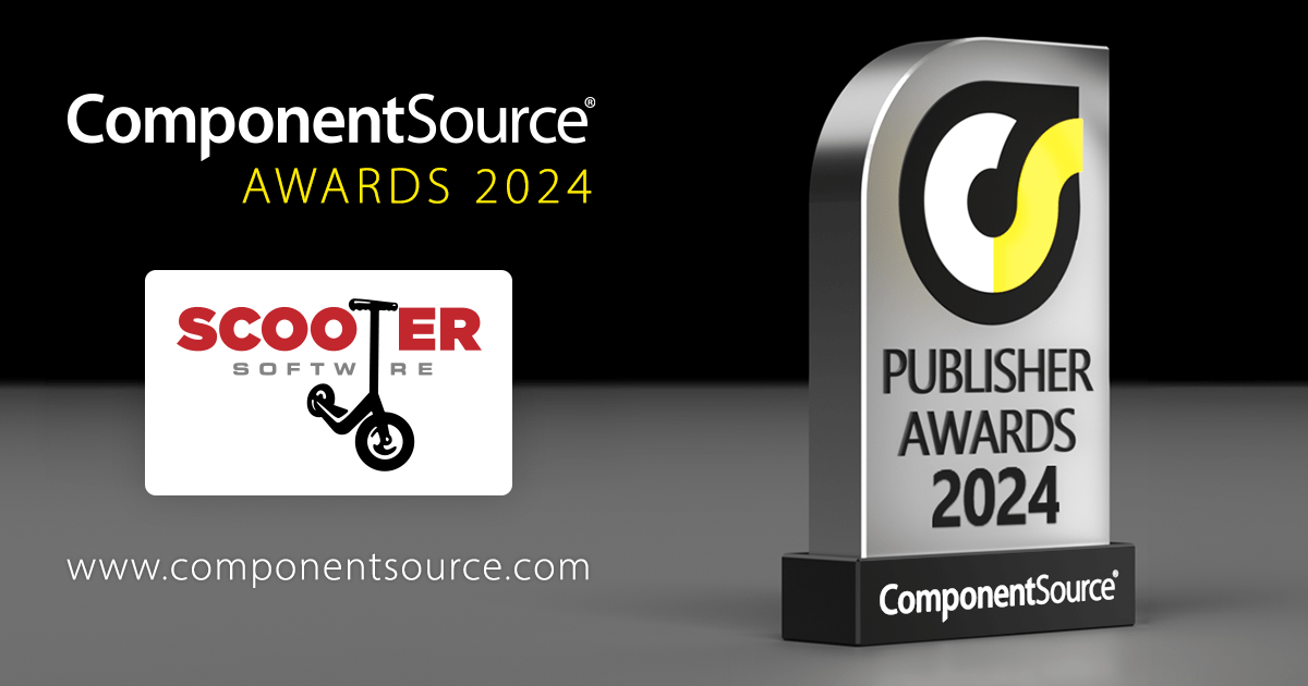 Scooter Software remporte un ComponentSource Award