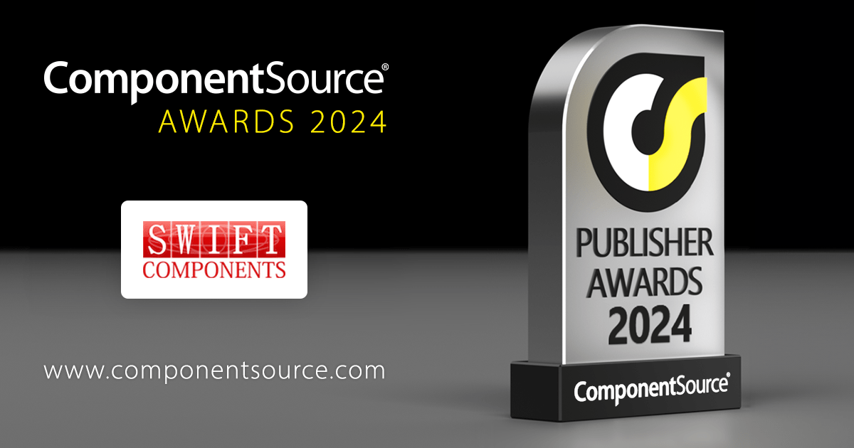 SWIFT ComponentsがComponentSourceの賞を受賞
