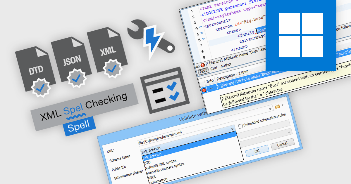 Correct and Validate Structured Documents