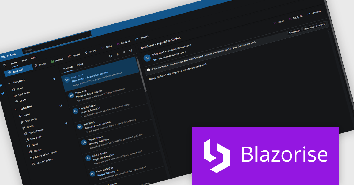 .NET 9 Blazor News