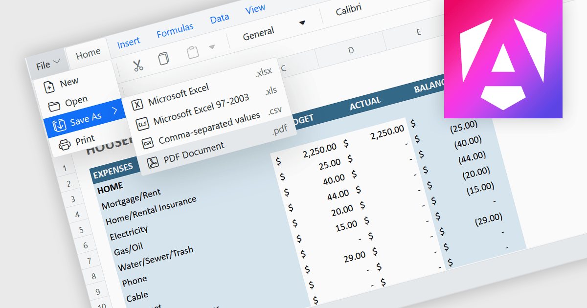 Enable PDF Export in Spreadsheet Applications