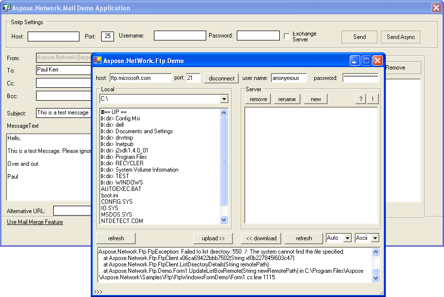 Aspose.Network for .NET