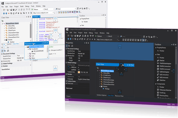 Codejock Docking Pane Visual C++ MFC