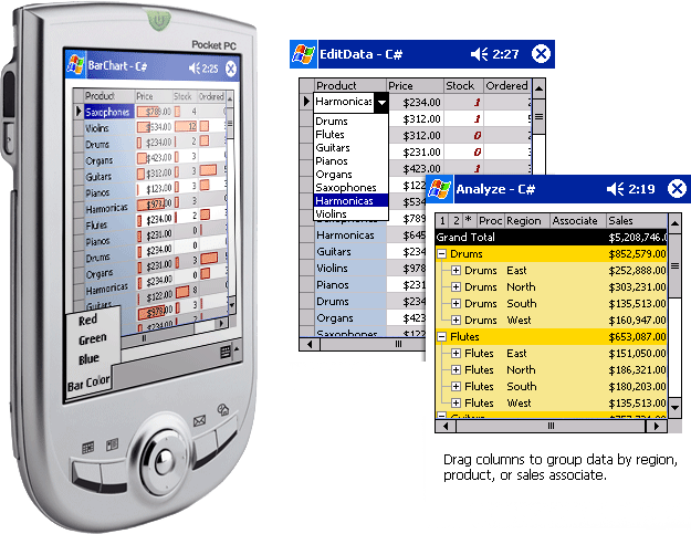 Componentone Flexgrid For Mobile Devices