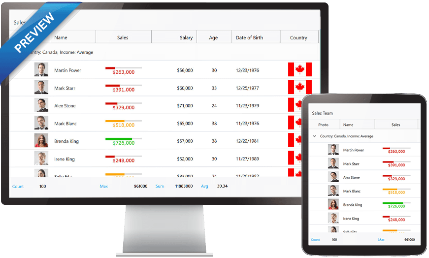 Infragistics Ultimate UI for WinUI (Preview)