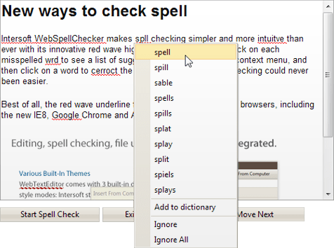 WebSpellChecker