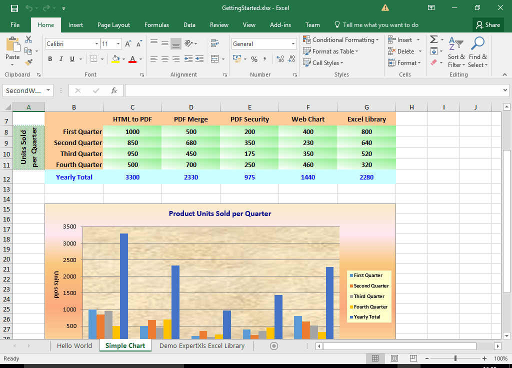 Aspnet How To Format And Style A Excel Xlsx Worksheet