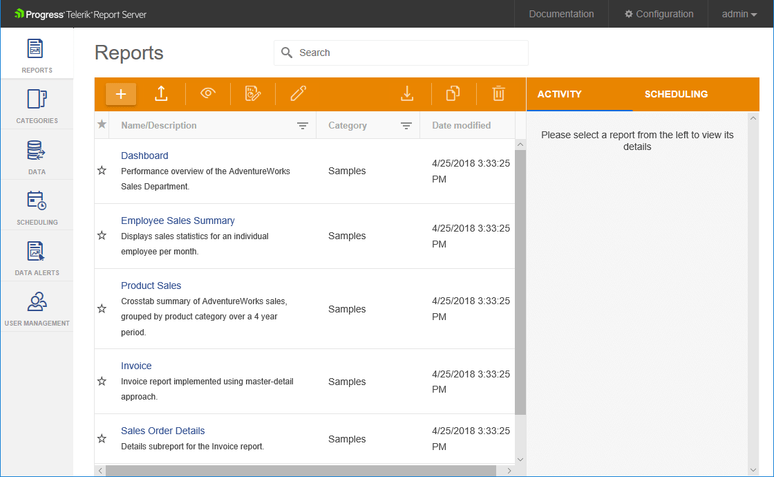 Telerik Report Server