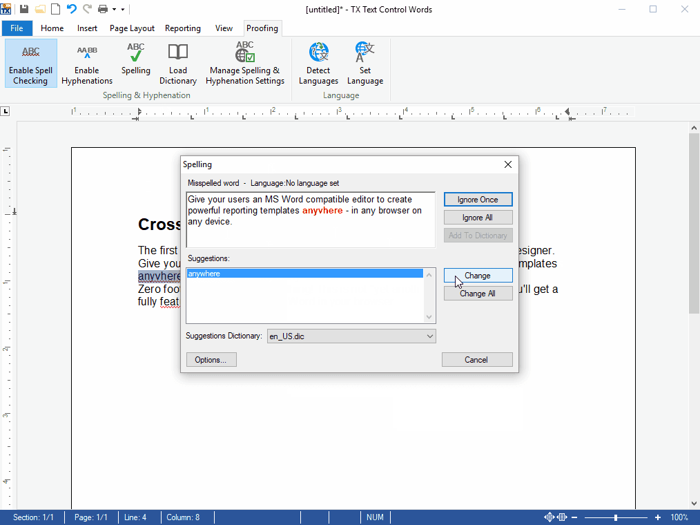 TX Spell .NET for WinForms and ASP.NET