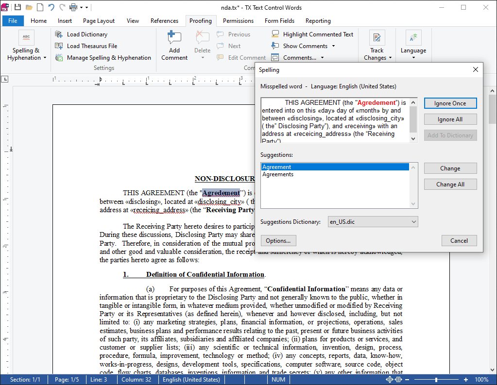 Tx Spell Net For Winforms And Aspnet