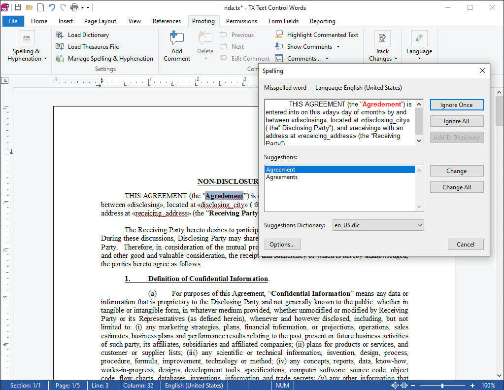 TX Spell .NET for WPF