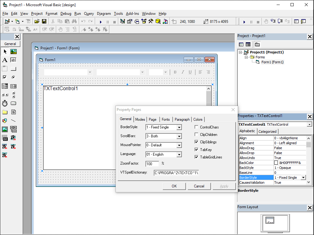 TX Text Control ActiveX Professional