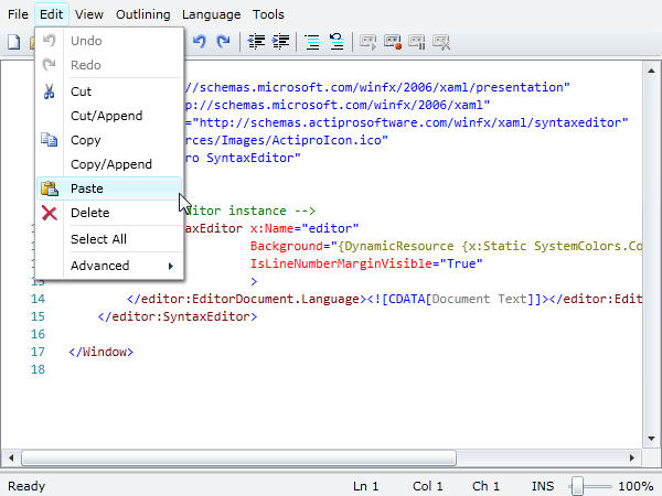 Actipro Silverlight Studio
