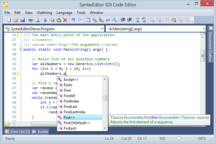 Actipro Syntaxeditor For Winforms 2705